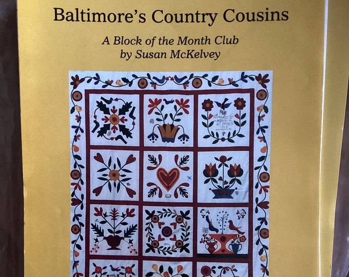 Baltimore’s Country Cousins , Complete Set 12 Months and Border, Blocks ...