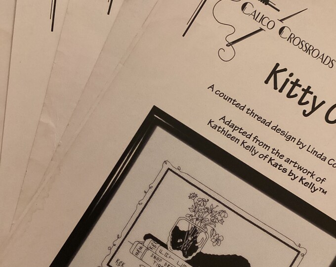 Calico Crossroads Cross Stitch Charts, Kathleen Kelly of Kats by Kelly ...