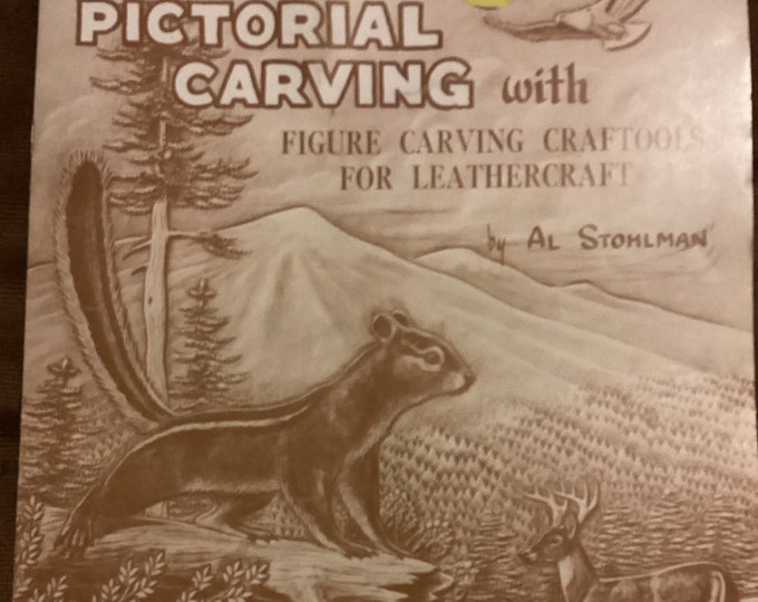 Rare 1963 Al Stohlman, Pictorial Carvingwith Figure Carving Craftools ...