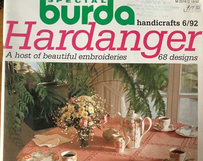 Special Burda Hardanger From A to Z Illustrated Course 68 - Etsy