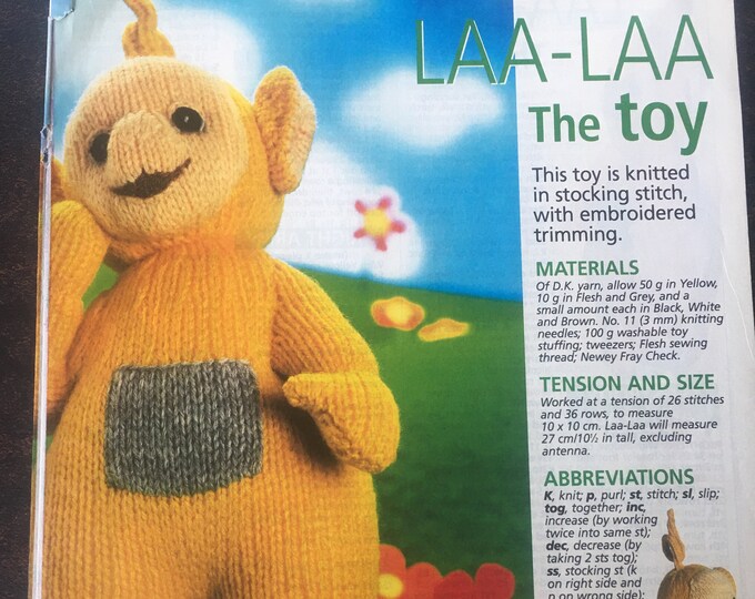 Teletubbies, Laa Laa the Toy, Dipsy Sweater, Alan Dart and Gary Kennedy ...