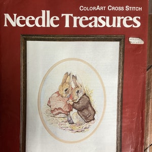 Benjamin Bunny and Peter Rabbit, Beatrix Potter, Needle Treasures ...