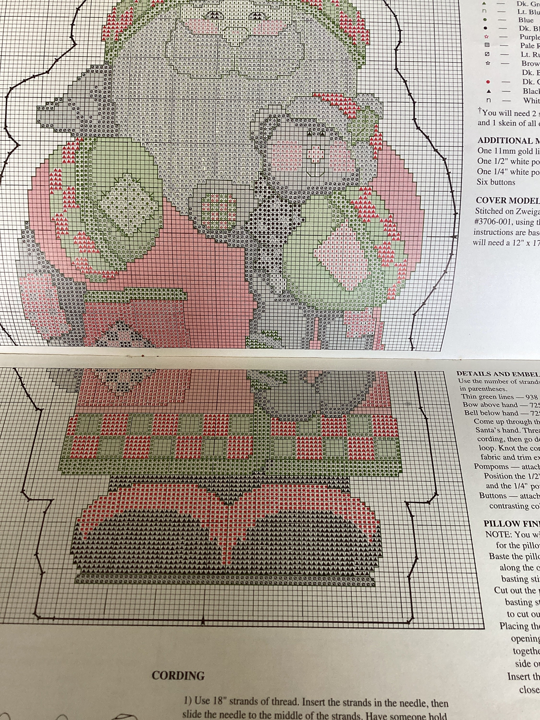 Dimensions Christmas Holiday Moments Cross Stitch Pattern 1997 by Ellen ...