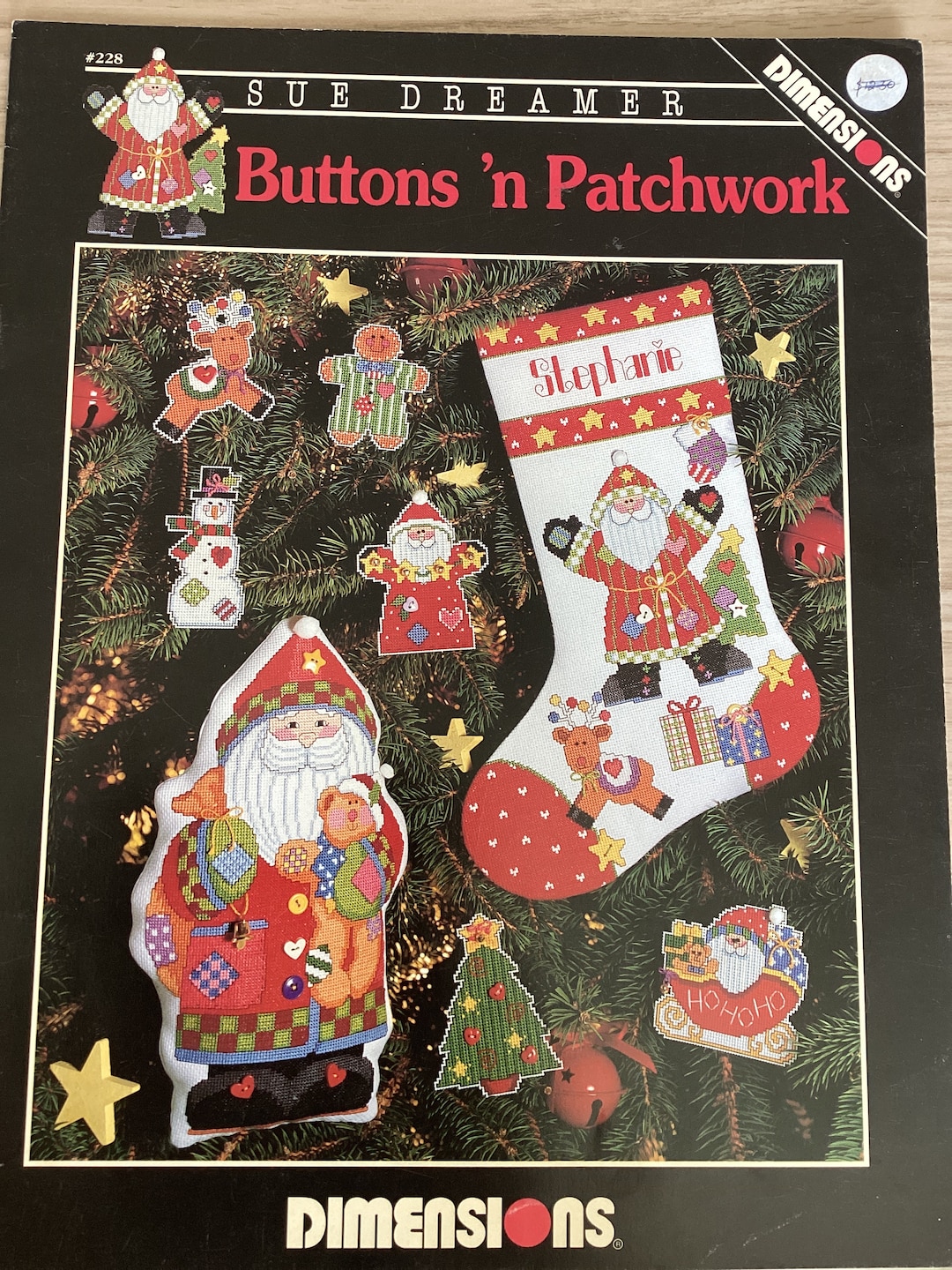 Dimensions Christmas Holiday Moments Cross Stitch Pattern 1997 by Ellen ...