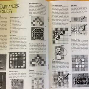 Burda Special Hardanger Pattern Tutorial Booklet 35 Designs, E452 ...