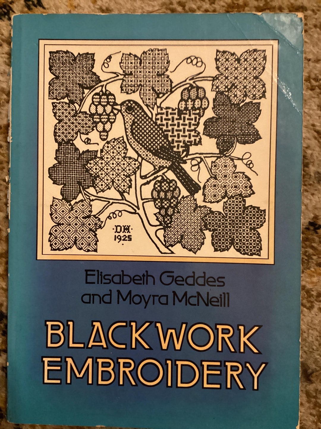 Blackwork Embroidery Book , Elizabeth Geddes and Myra Mcneill, Dover ...