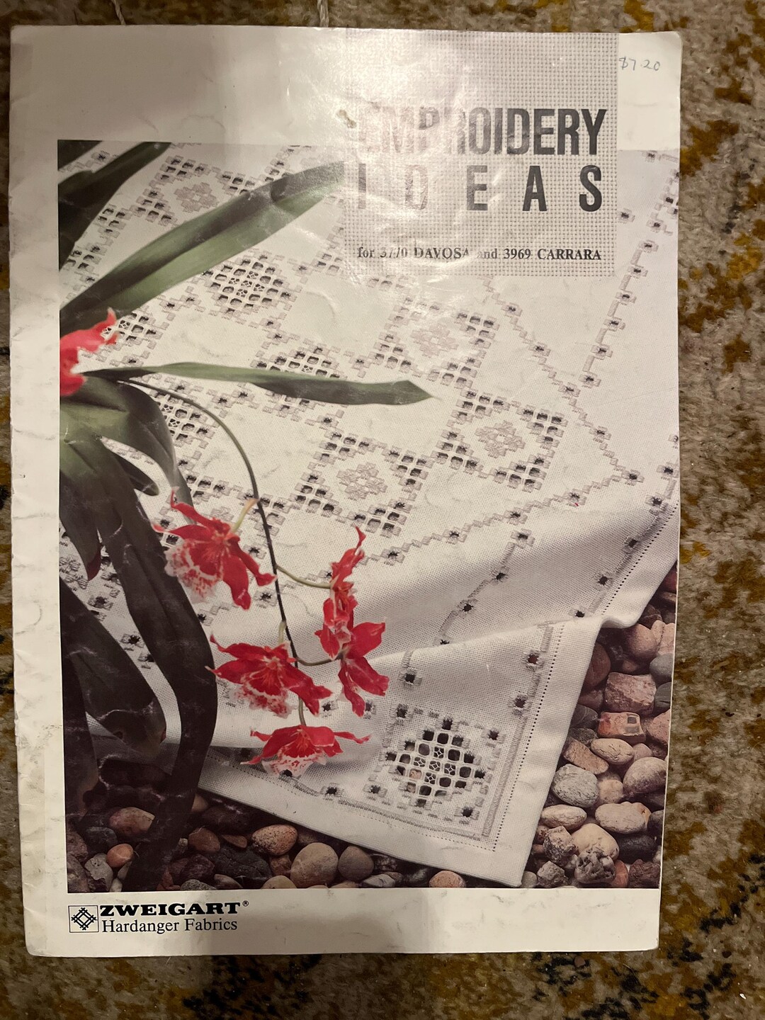 Hardanger Embroidery Pattern in German, Zweigart , Instructions and 7 ...