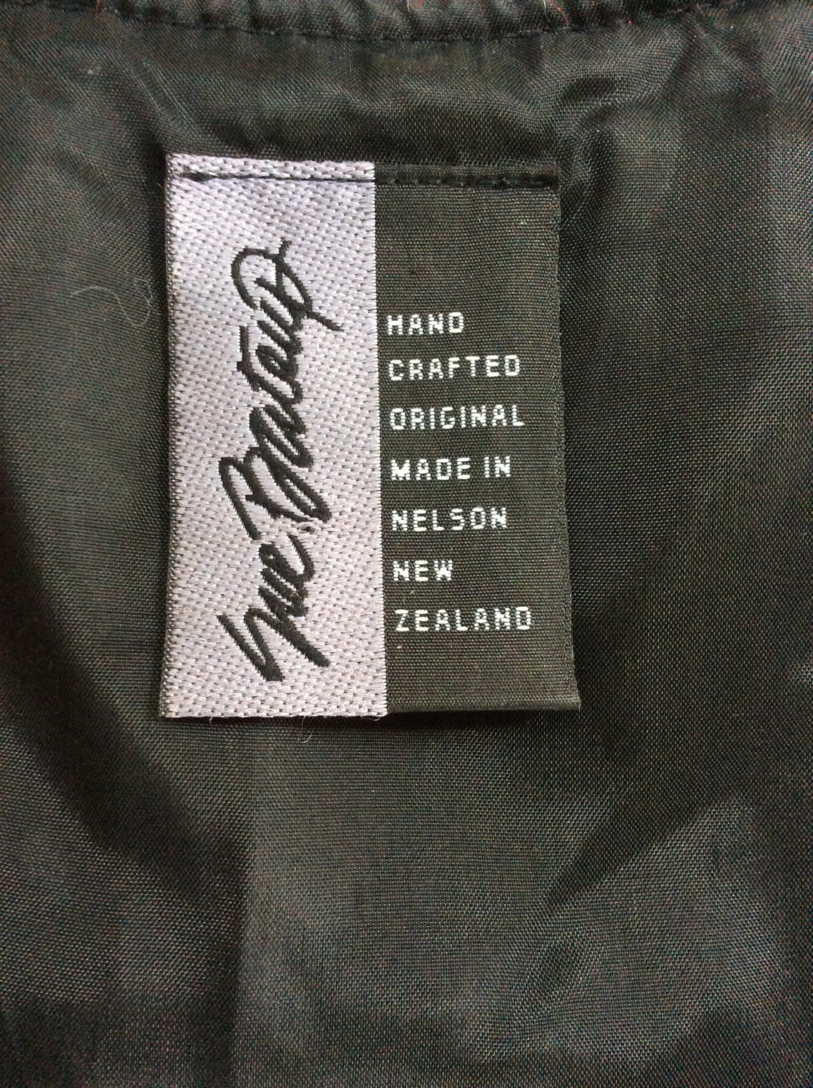 Handcrafted , Handwoven New Zealand Wool Vest, Sue Bateup Made in New ...