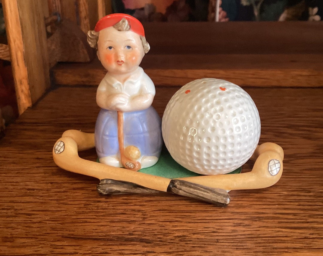 Rare Goebel M28 Golfer and Golf Ball Salt & Pepper Shakers on Golf ...