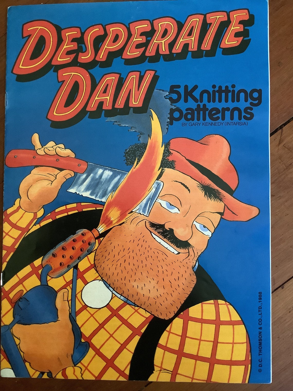 Desperate Dan , the Dandy, 5 Knitting Patterns by Gary Kennedy ...