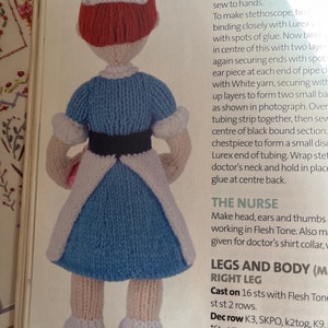 Alan Dart Nurse & Doctor Medical Miracles Toy Knitting Pattern, Simply ...