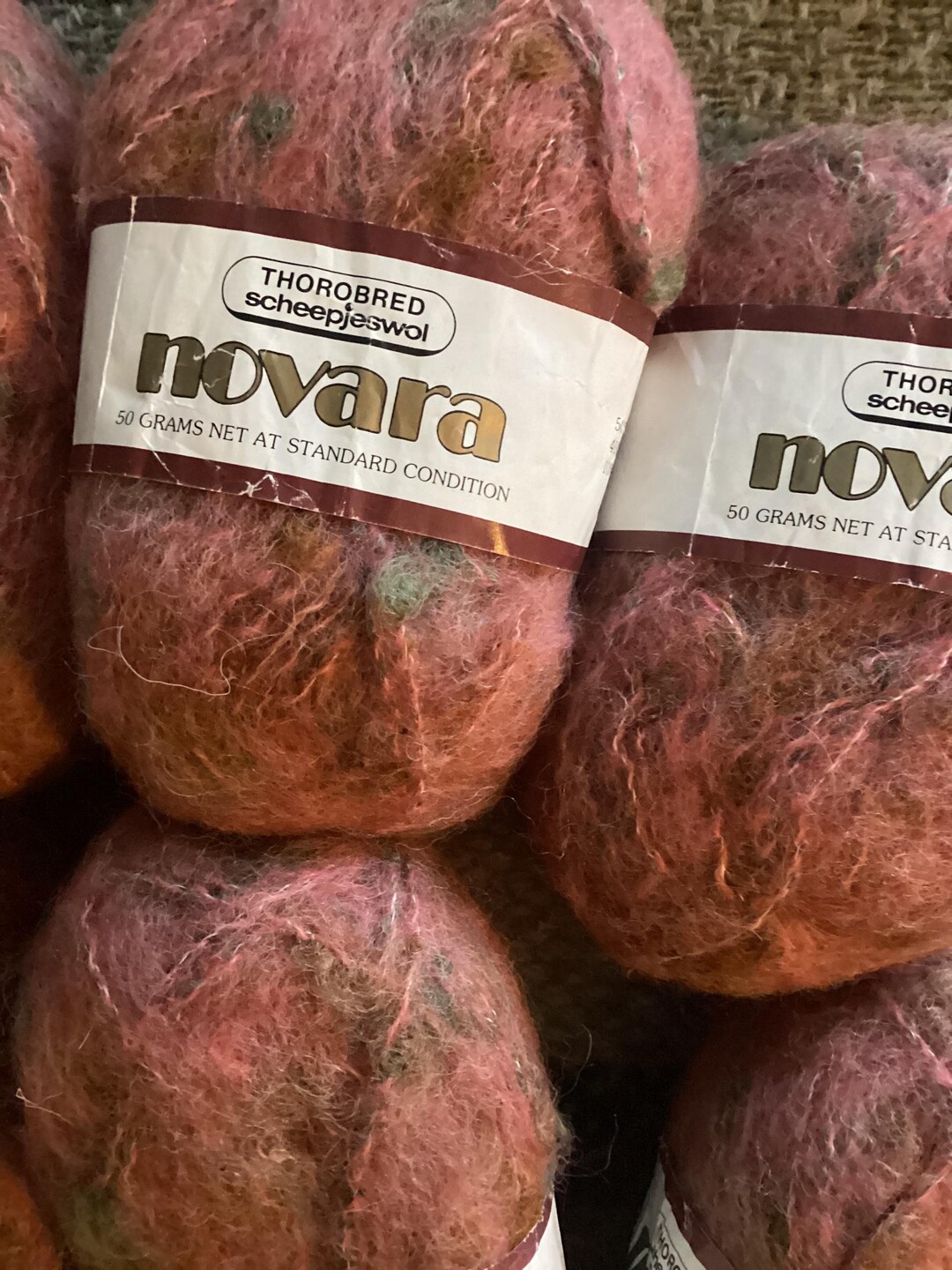 New Zealand Thorobred Scheepjeswol Novara Wool Blend Yarn, 6 Balls @ 50 ...