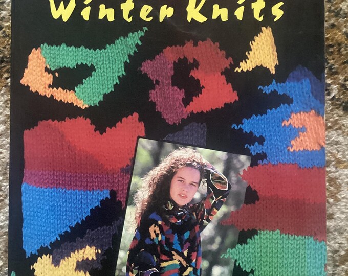 Jenny Kee Winter Knits 1988 Australian Knitting Pattern Book - Etsy