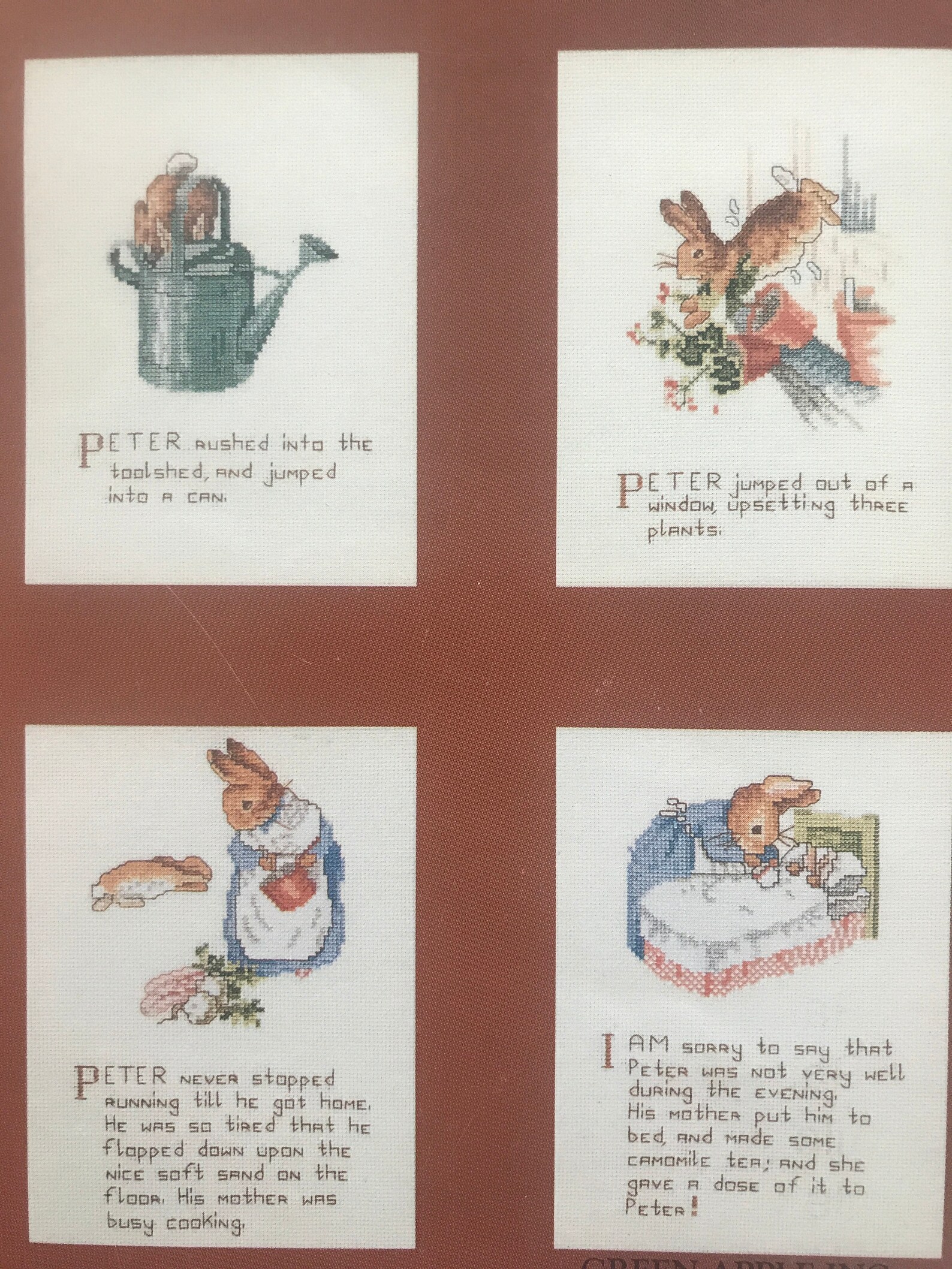 Beatrix Potter The Tale of Peter Rabbit Counted Cross Stitch | Etsy
