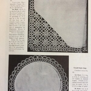 Tatting With Anne Orr Patterns Book, Reprint Tatting Book 13 by Anne ...