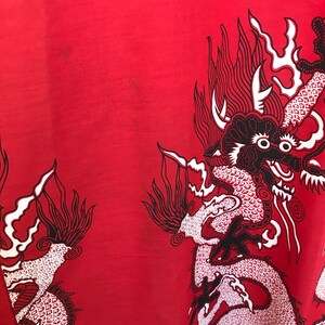 NOS 1970's Mens Dragon Batik Dragon Nightshirt, Malaysian Batik, Made ...
