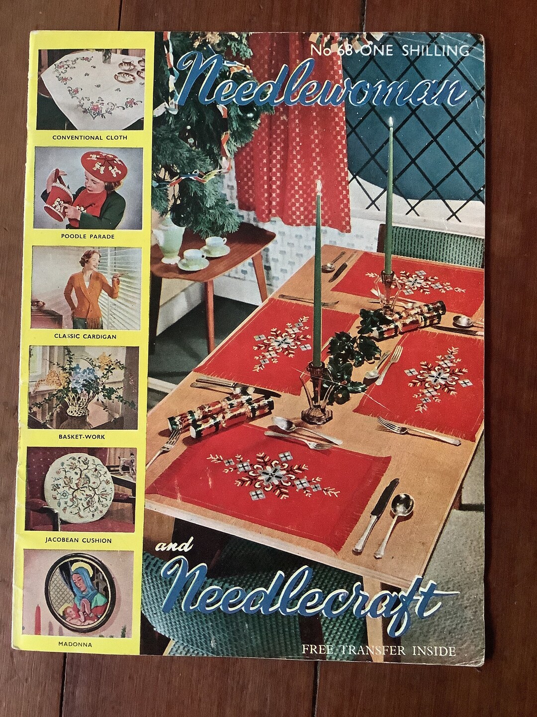 1956 Needlewoman and Needlecraft Magazine , Includes Transfers, No 57 ...