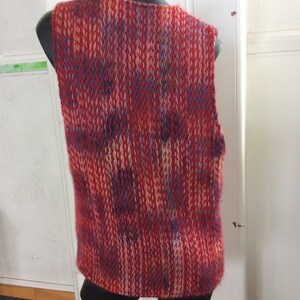 Handcrafted , Handwoven New Zealand Wool Vest, Sue Bateup Made in New ...