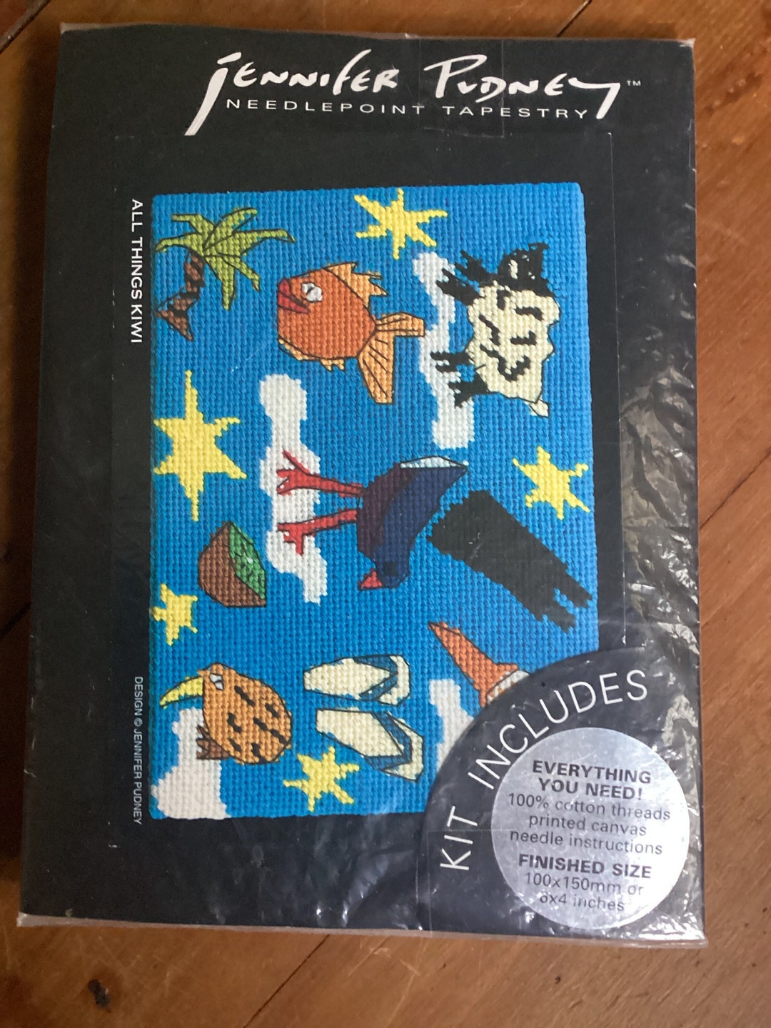 Jennifer Pudney Needlepoint Tapestry Kit, All Things Kiwi, Pukeko ...