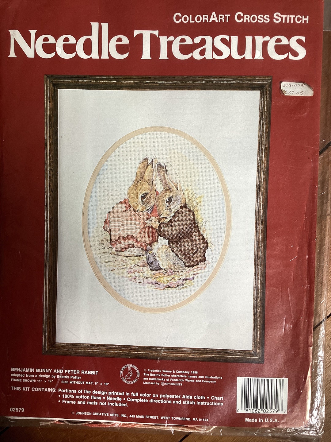 Benjamin Bunny and Peter Rabbit, Beatrix Potter, Needle Treasures ...
