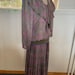 1980's Bohemian 2 Piece Skirt Suit , Wide Padded Shoulders, Made in ...