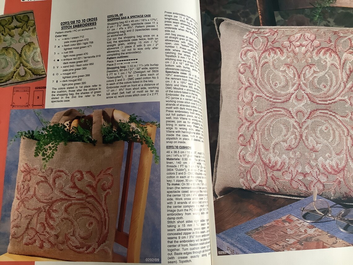 Anna Burda Knitting & Needlecraft Magazine schwalm Embroidery - Etsy