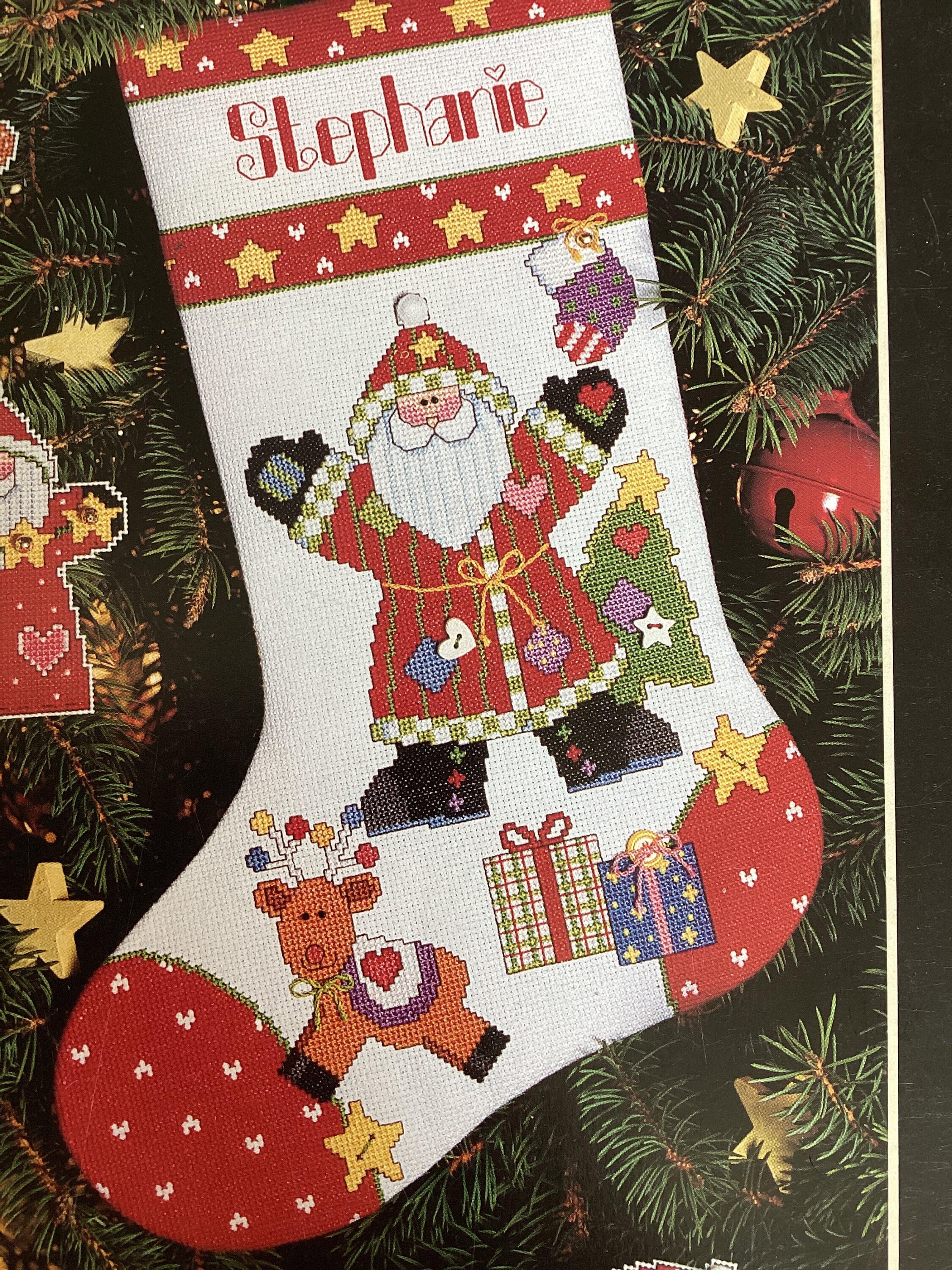 Dimensions Christmas Holiday Moments Cross Stitch Pattern 1997 by Ellen ...