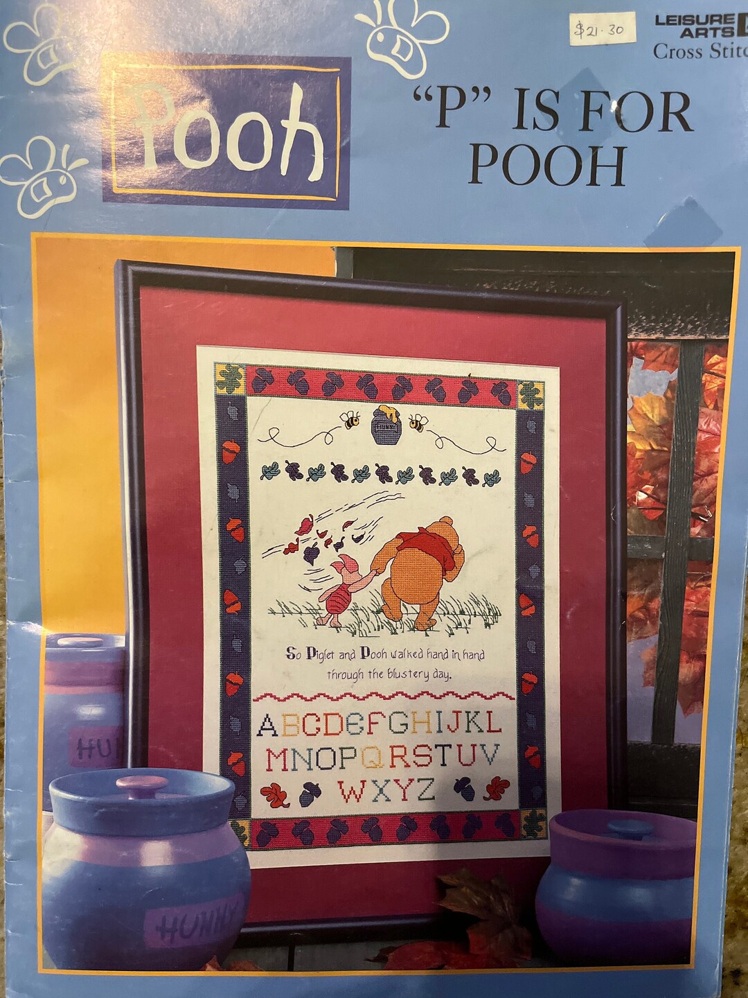 P is for Pooh 20 Designs, Disney Cross Stitch Charts , Winnie the Pooh ...