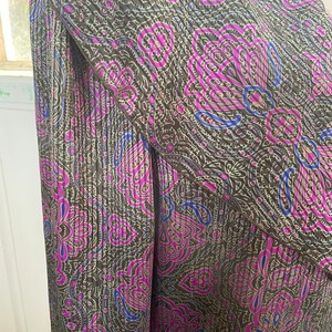 1980's Bohemian 2 Piece Skirt Suit , Wide Padded Shoulders, Made in ...