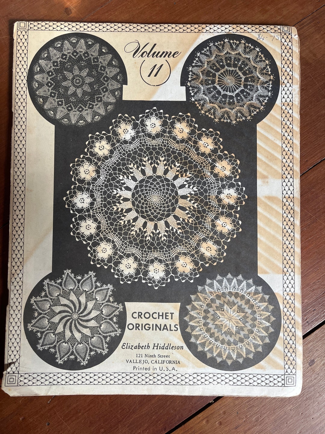 Elizabeth Hiddleson Crochet Pattern Book Volume 11 Booklet How to ...