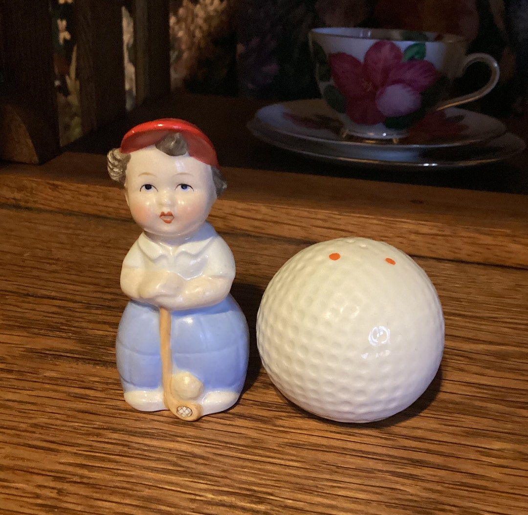 Rare Goebel M28 Golfer and Golf Ball Salt & Pepper Shakers, Made in ...