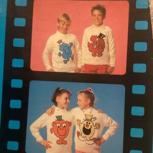 Mr Men & Little Miss 8 Knitting Patterns by Gary Kennedy intarsia Roger ...