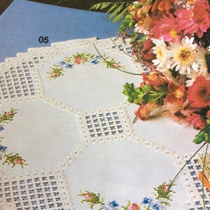 Burda Special Hardanger Pattern Tutorial Booklet 35 Designs, E452 ...