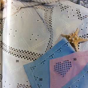 Burda Special Hardanger Pattern Tutorial Booklet 35 Designs, E452 ...