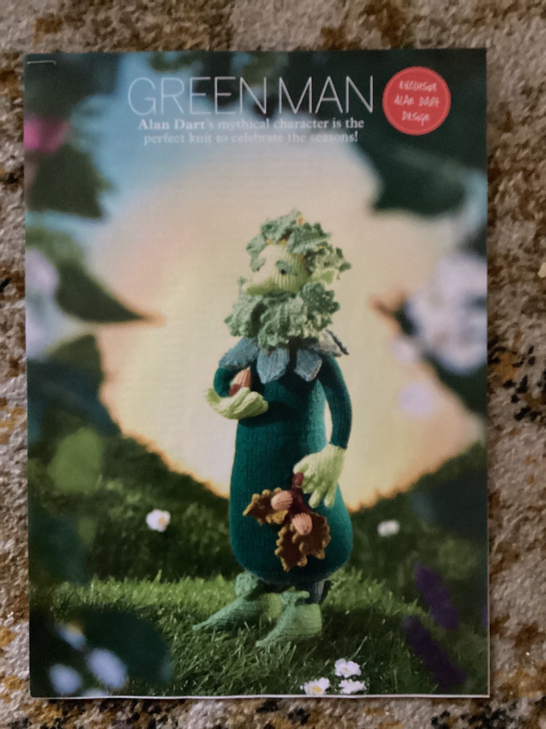Alan Dart Green Man Mythical Creature Toy Knitting Pattern, Knitting ...