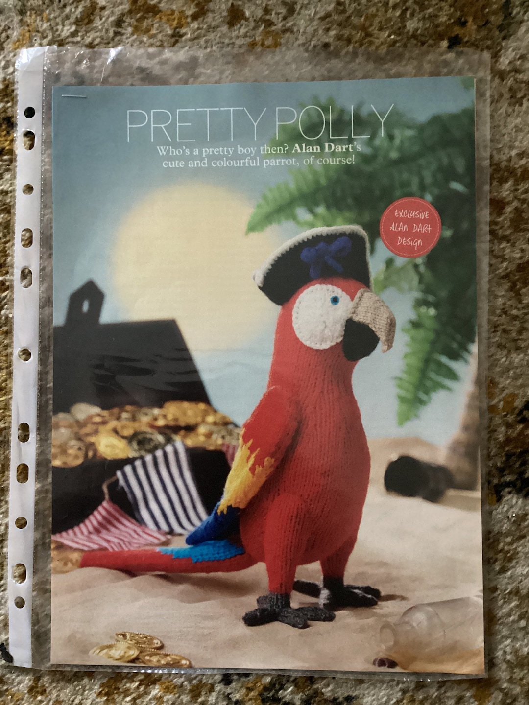 Alan Dart Pretty Polly Parrot Toy Knitting Pattern, Knitting Magazine ...