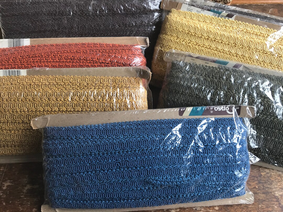 Conso 1/2” Gimp 36yds, Style 9940, French Scroll, Cotton Acetate ...