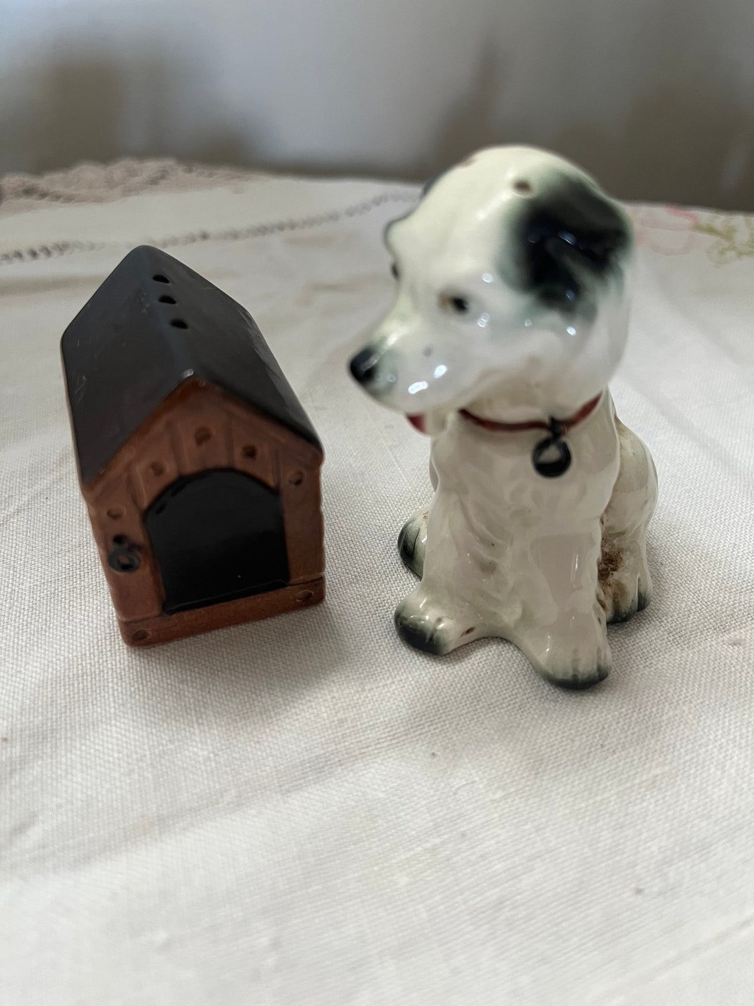 Rare 1950s Goebel Puppy Dog and Dog House Salt and Pepper Shakers P155 ...