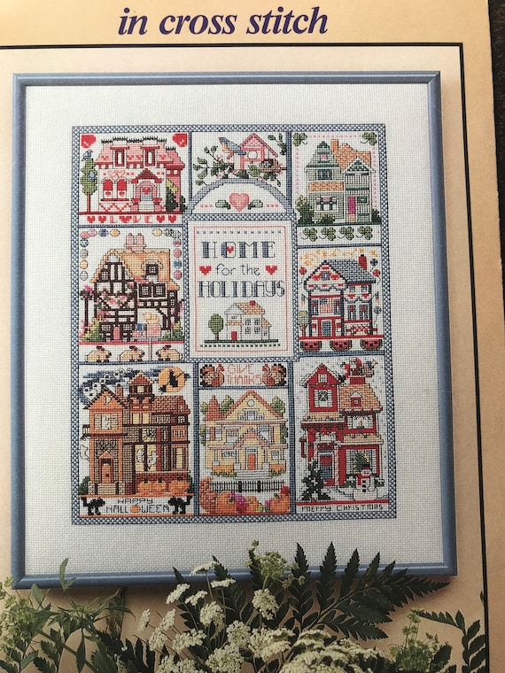Patterns Craft Supplies & Tools Home Sampler Pattern Cross Stitch Vintage Dimensions Kooler ...
