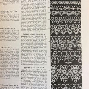 Tatting With Anne Orr Patterns Book, Reprint Tatting Book 13 by Anne ...
