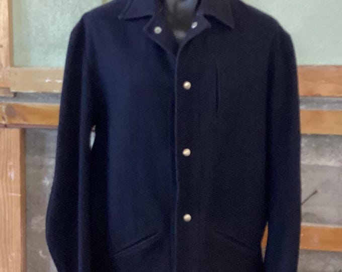 Vintage 1960s New Zealand Wool Yachting Jacket , Boating Coat , Fishing ...