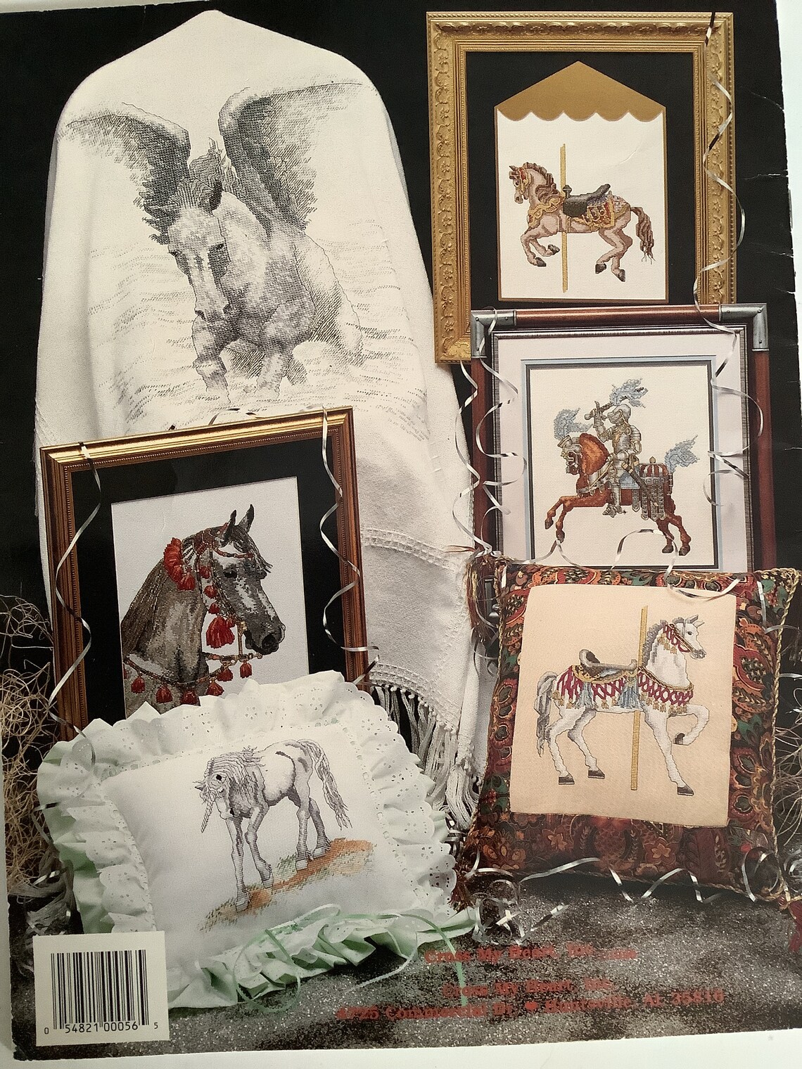 HTF Fantasy Horses Counted Cross Stitch Chart Pattern 1990 - Etsy