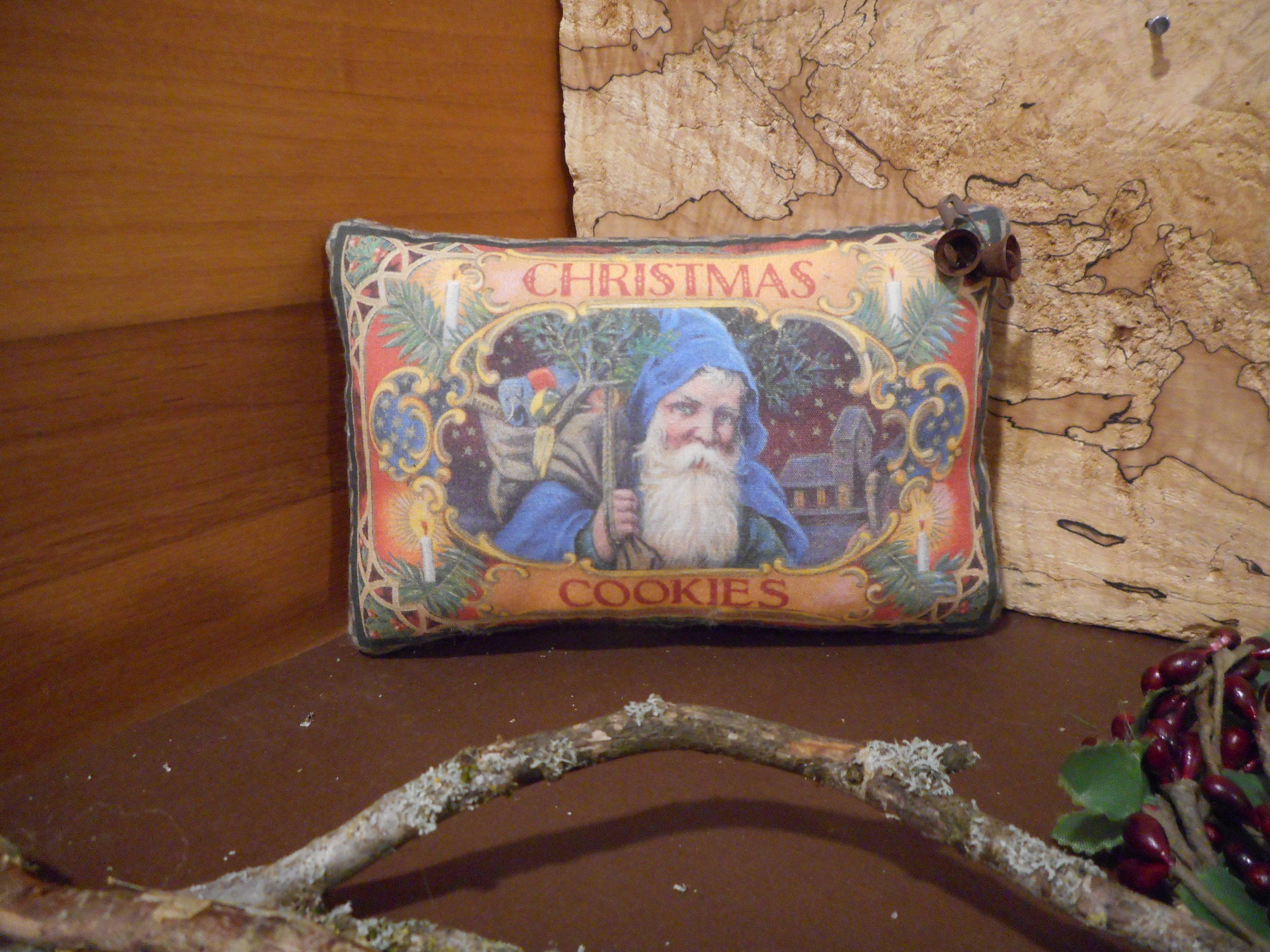 Pillow Tuck Small Primitive Santa Rustic Americana Pillow | Etsy