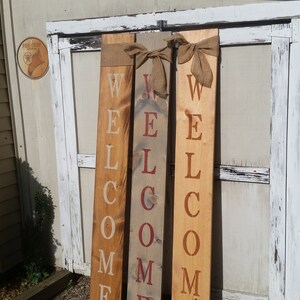 Welcome Sign Tall Welcome Sign 6 Feet Tall Welcome Sign - Etsy