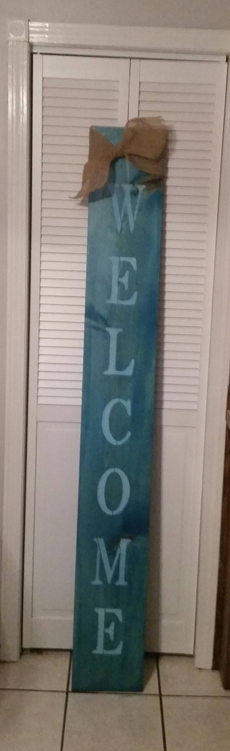 Welcome Sign Tall Welcome Sign 6 Feet Tall Welcome Sign | Etsy