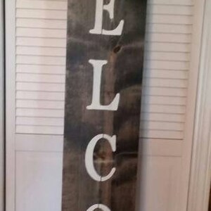 Welcome Sign Tall Welcome Sign 6 Feet Tall Welcome Sign - Etsy
