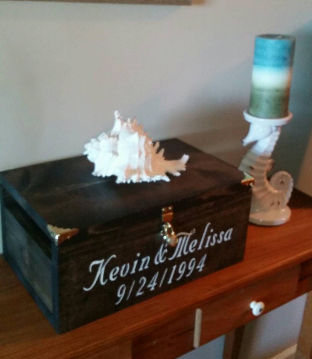 Funeral Card Box Donations Box Rustic Wedding Card Box | Etsy