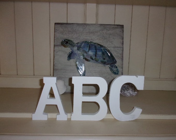 Personalized Block Letters Custom Wood Letter Blocks Shelf | Etsy