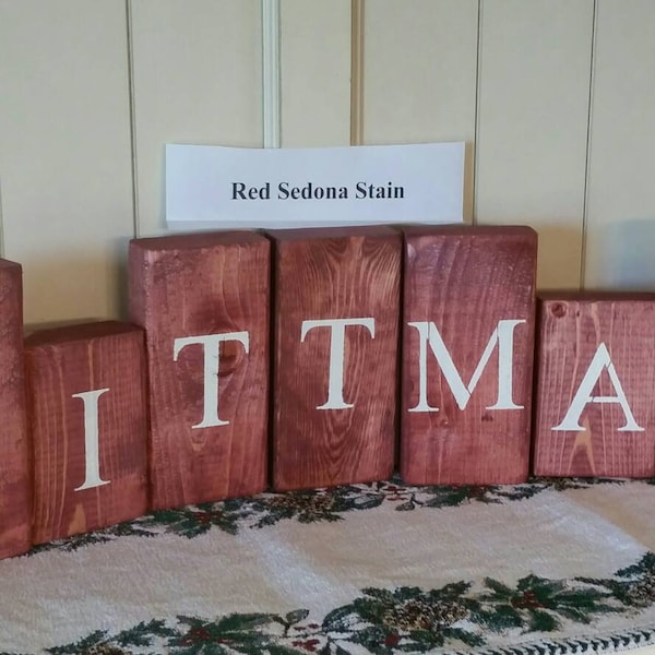 Christmas Block Letters - Etsy