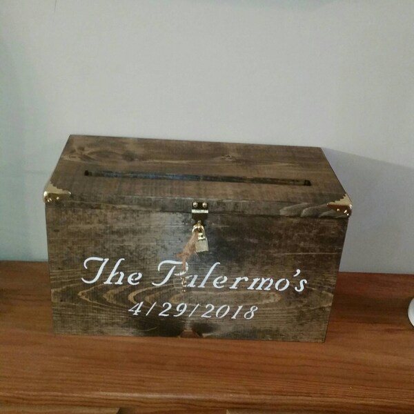 Rustic Wedding Card Box - Etsy
